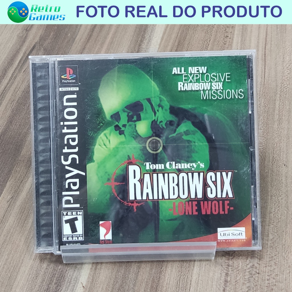 TOM CLANCYS RAINBOW SIX LONE WOLF - PS1 | Shopee Brasil
