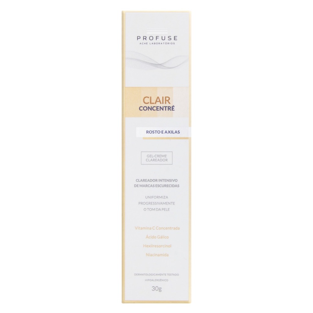 Gel Clareador Rosto e Axilas Profuse Clair Concentre 30g | Shopee Brasil