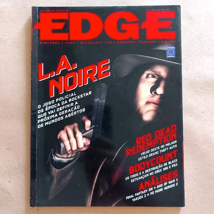 Revista Edge N11 Abril2010 L A Noire Red Dead Redemption | Shopee Brasil