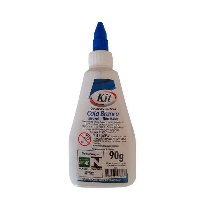 Tubo de Cola Branca PVA 40g/90g Marca Kit, Versatilidade e Qualidade em ...