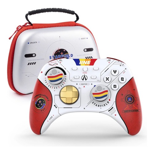 Controle Starfield Elite Nintendo Switch Com Case Hall Effect | Shopee ...
