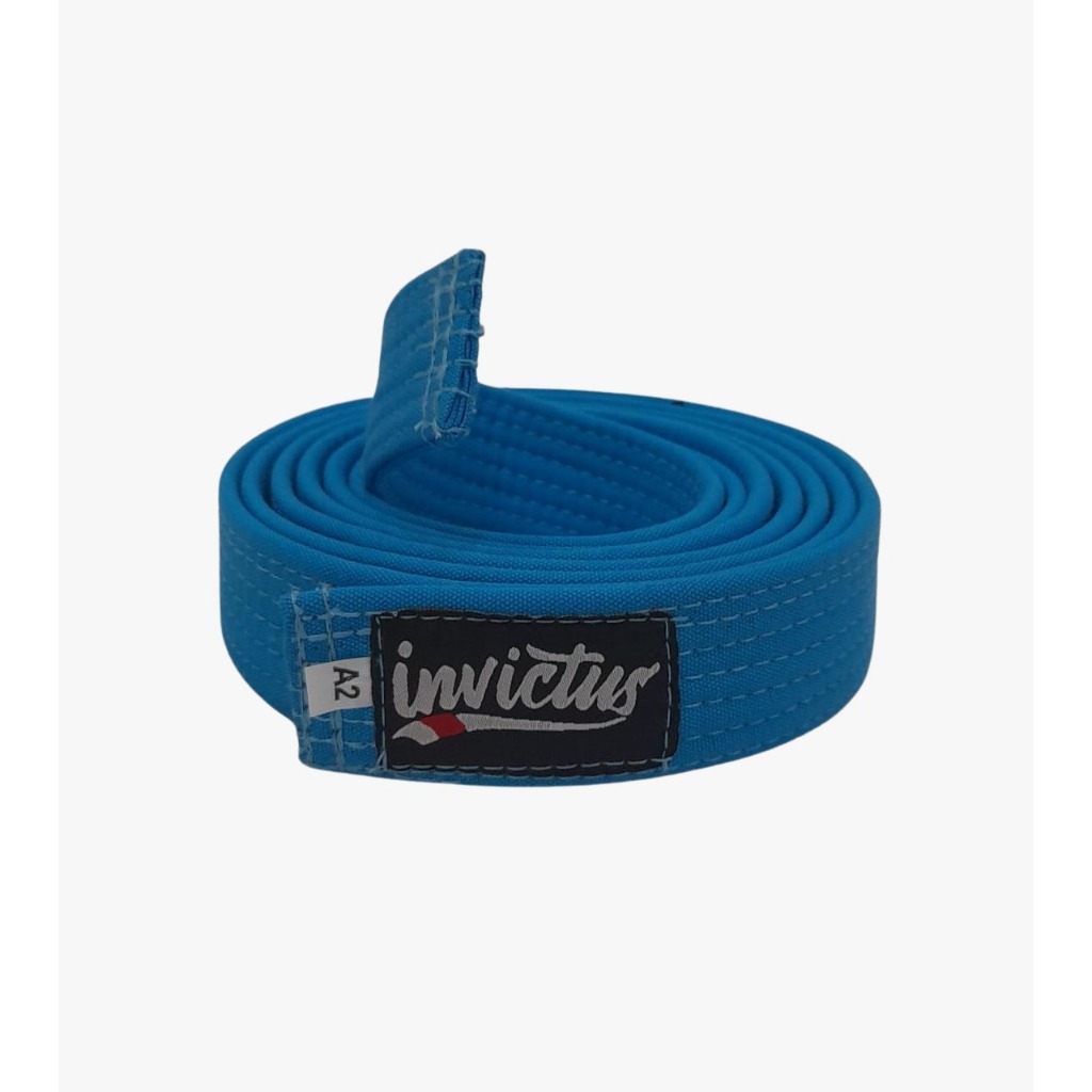 FAIXAS AZUL CLARO ADULTO OU INFANTIL JUDO - KARATÊ – TAEKWOOD – HAPKIDÔ ...