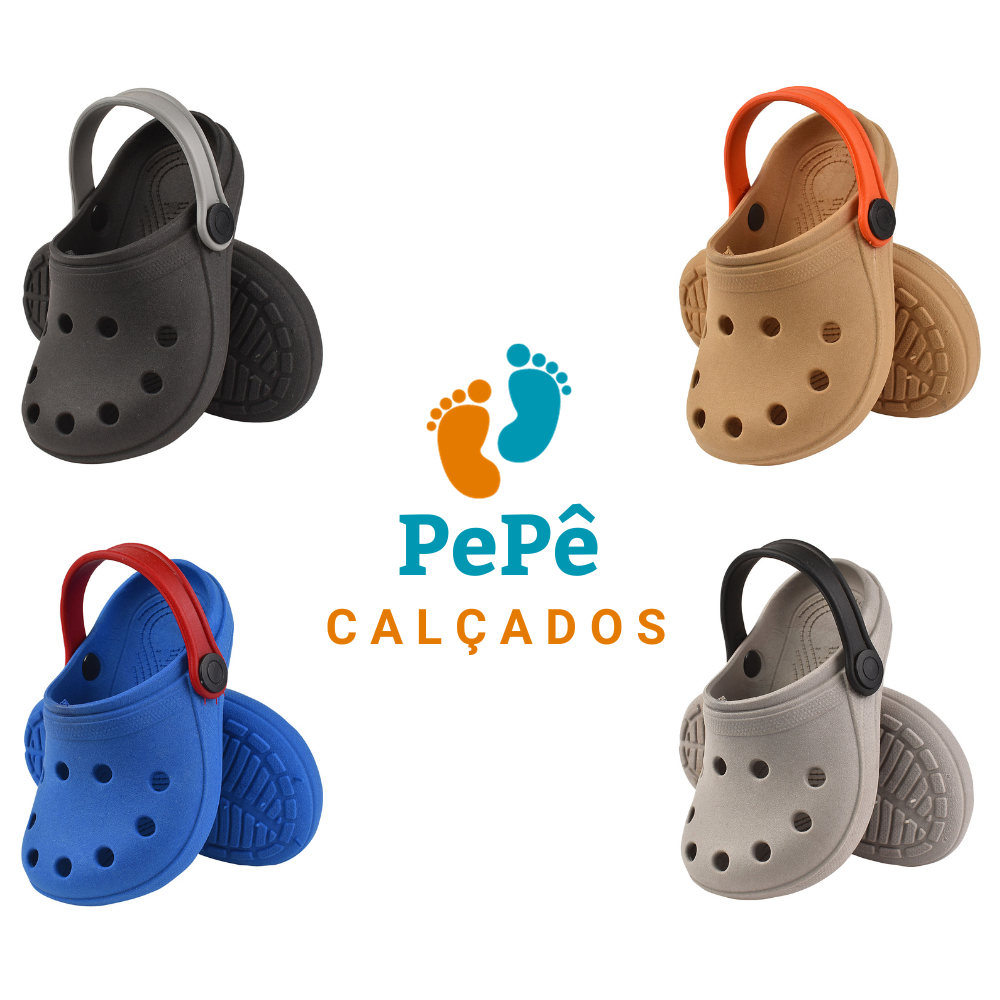Sandalia crocs infantil babuche infantil menino liso | Shopee Brasil