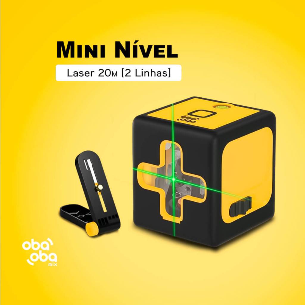 Mini Nível Laser 20m - 2 Linhas | Shopee Brasil