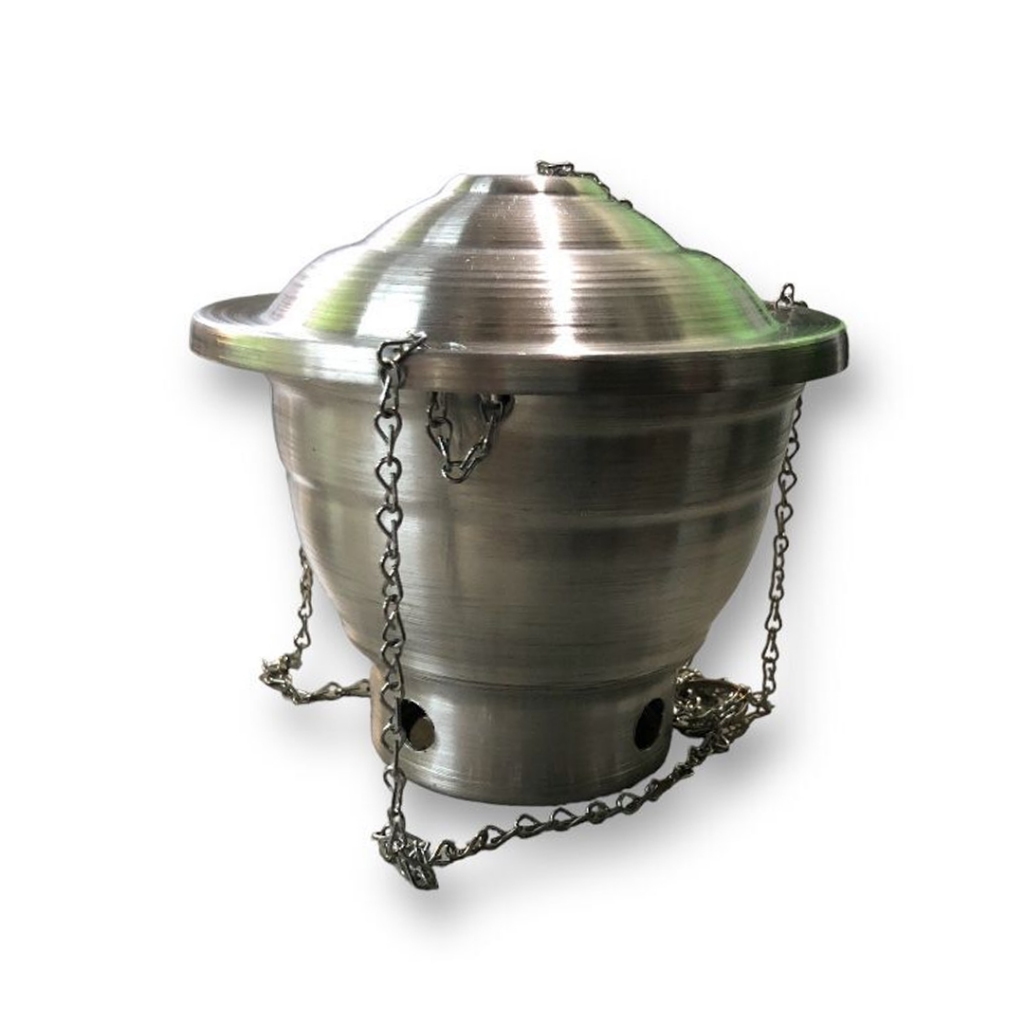 Turibulo Defumador Defumanção Umbanda Tamanho Medio Aluminio | Shopee ...