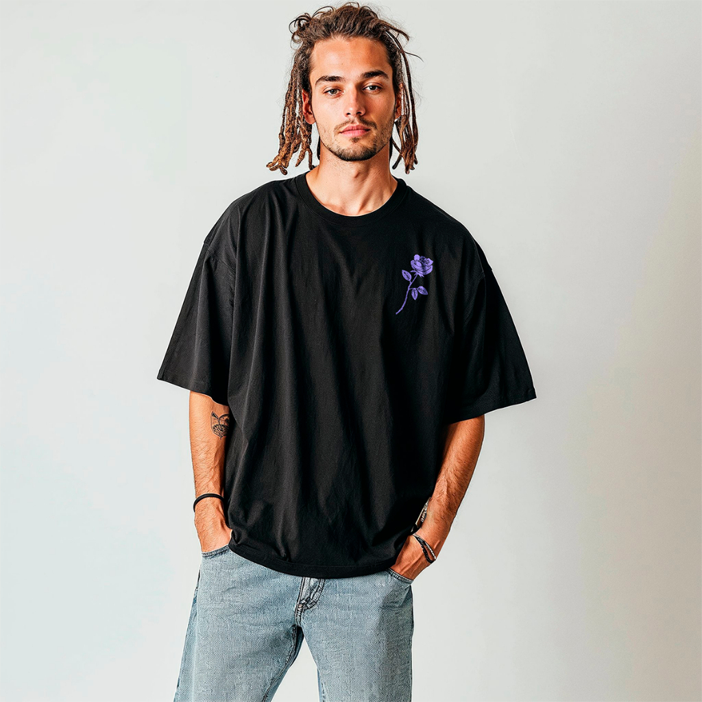 Camiseta Masculina Oversized Larga modelo Streetwear Estilo de rua ...
