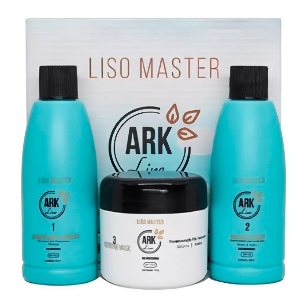 Kit Liso Master 100ml - Máscara Capilar - Shampoo Limpeza Profunda ...