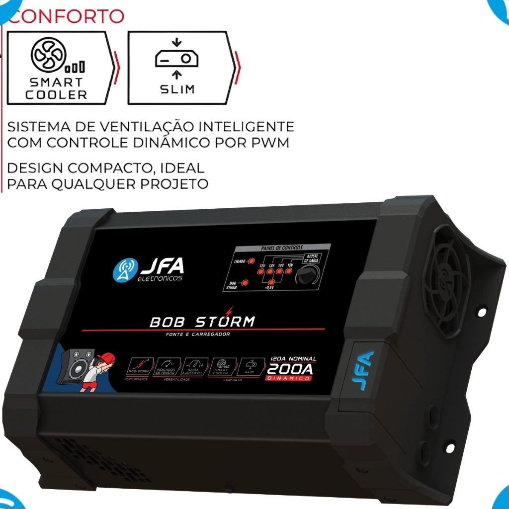 Fonte Automotiva Jfa Fonte jfa 200 Amperes 120 Amperes 90 Amperes Bob ...