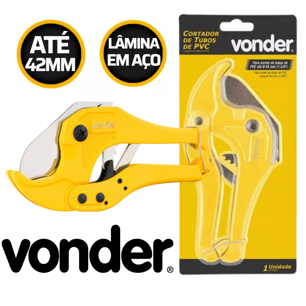 Cortador Profissional vonder Tubos Pvc | Shopee Brasil