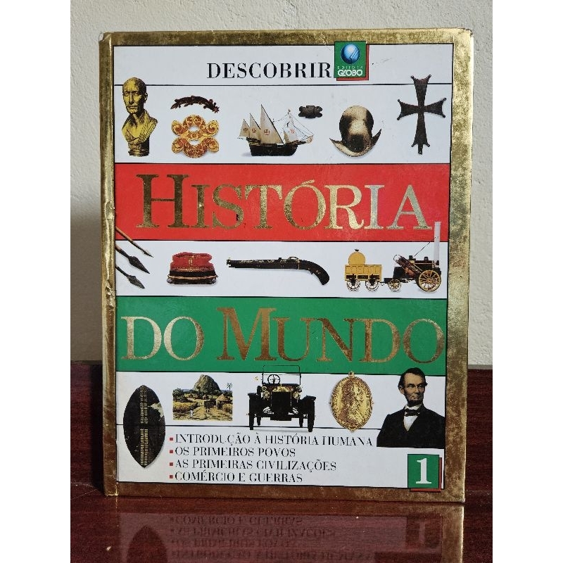 Livro História do Mundo Volume n°1 | Shopee Brasil