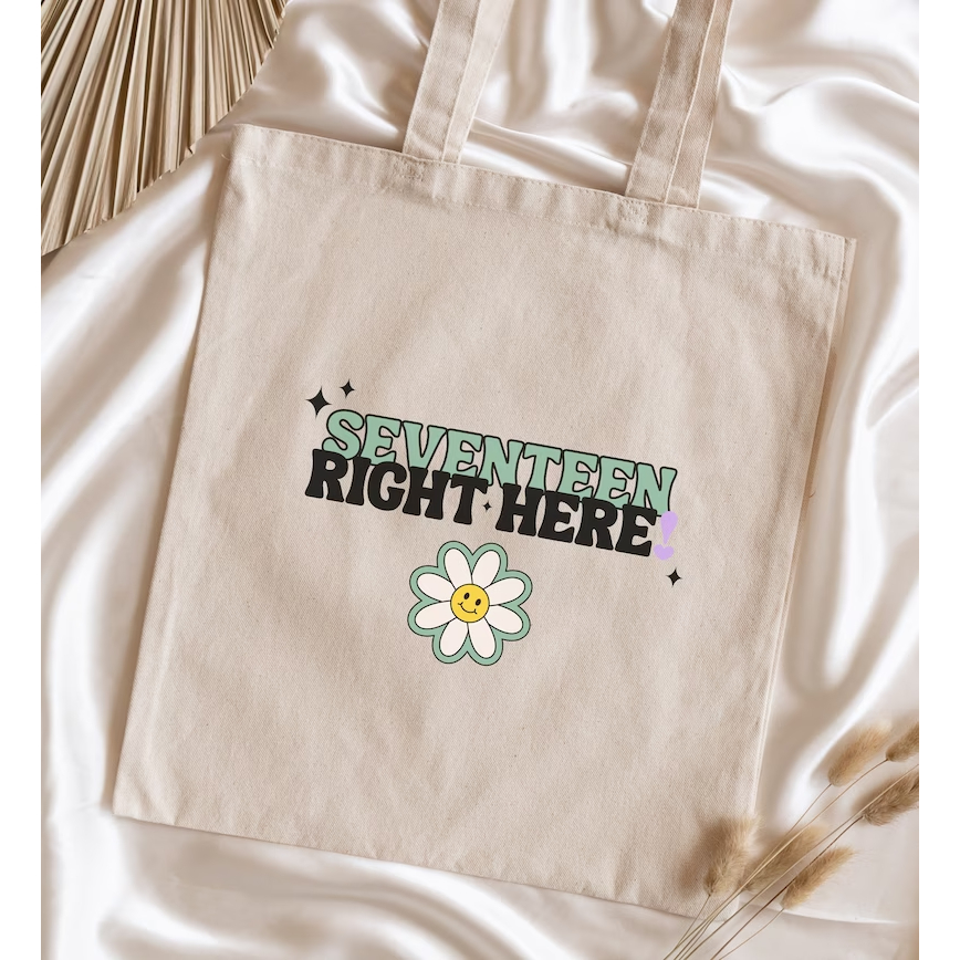 Bolsa Sacola Ecobag Seventeen Right Here | Shopee Brasil