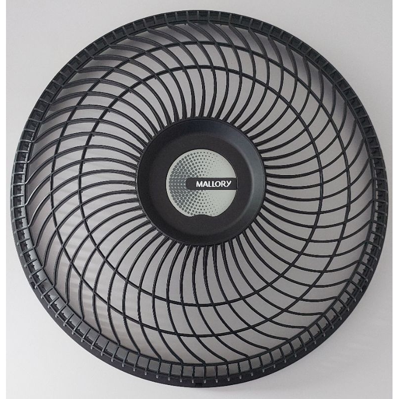 Grade ventilador Mallory traseira e dianteira preta 30cm original ...