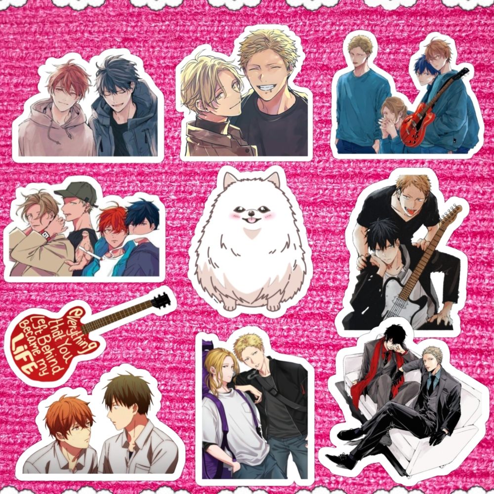 kit stickers adesivos given anime bl mafuyu uenoyama akihiko haruki ...