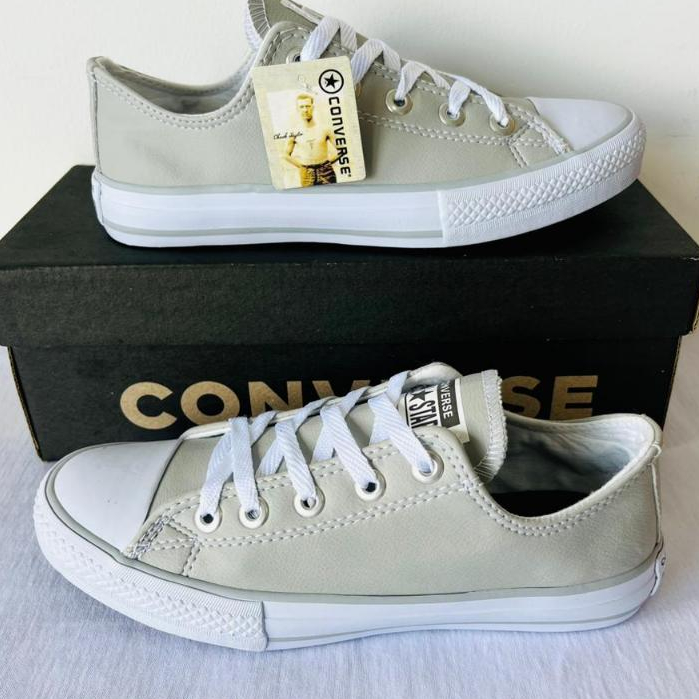 TENIS DA CONVERSE UNISSEX COURO E LONA PALMILHA EM GEL | Shopee Brasil