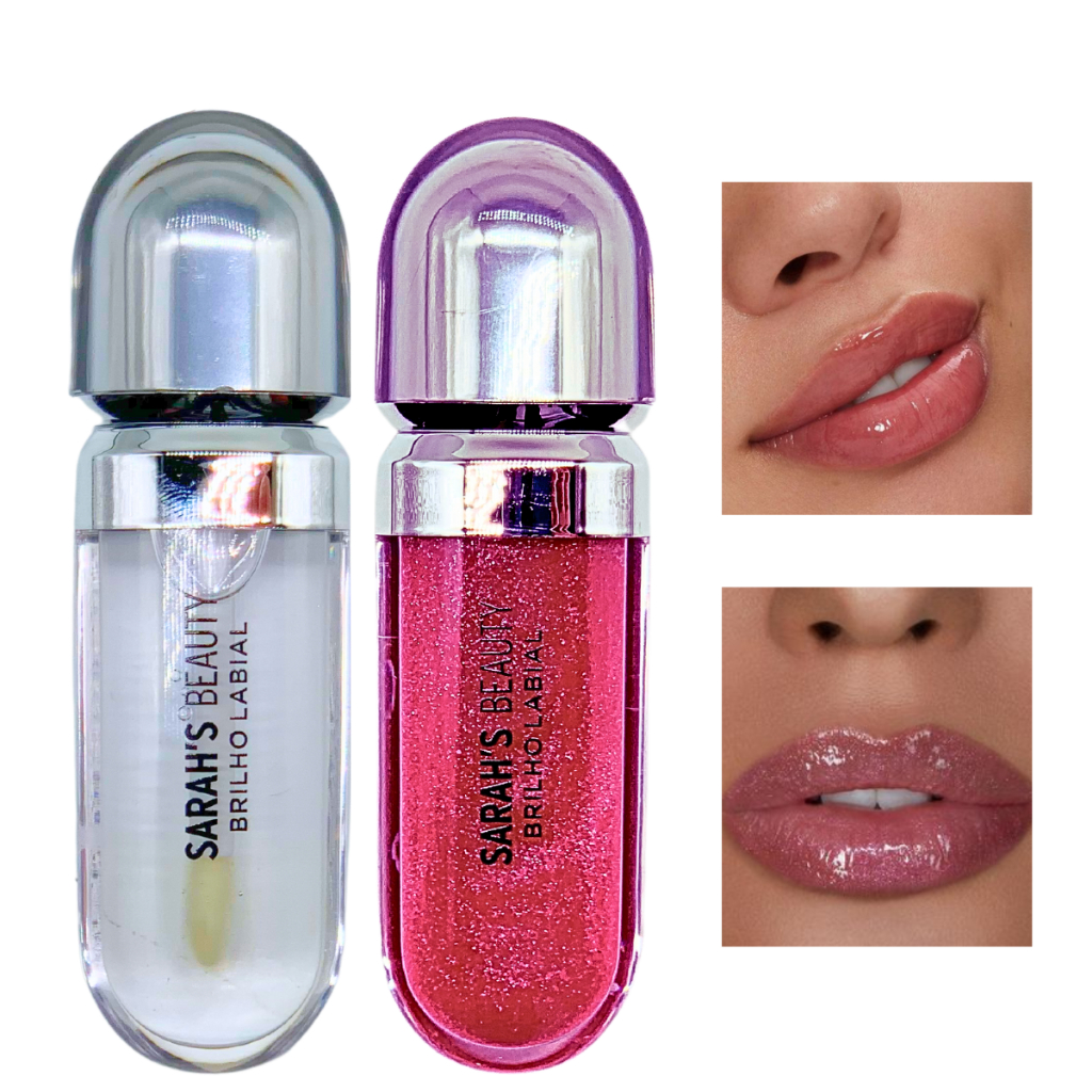 Kit Glos Labial Sarah Beauty | Shopee Brasil