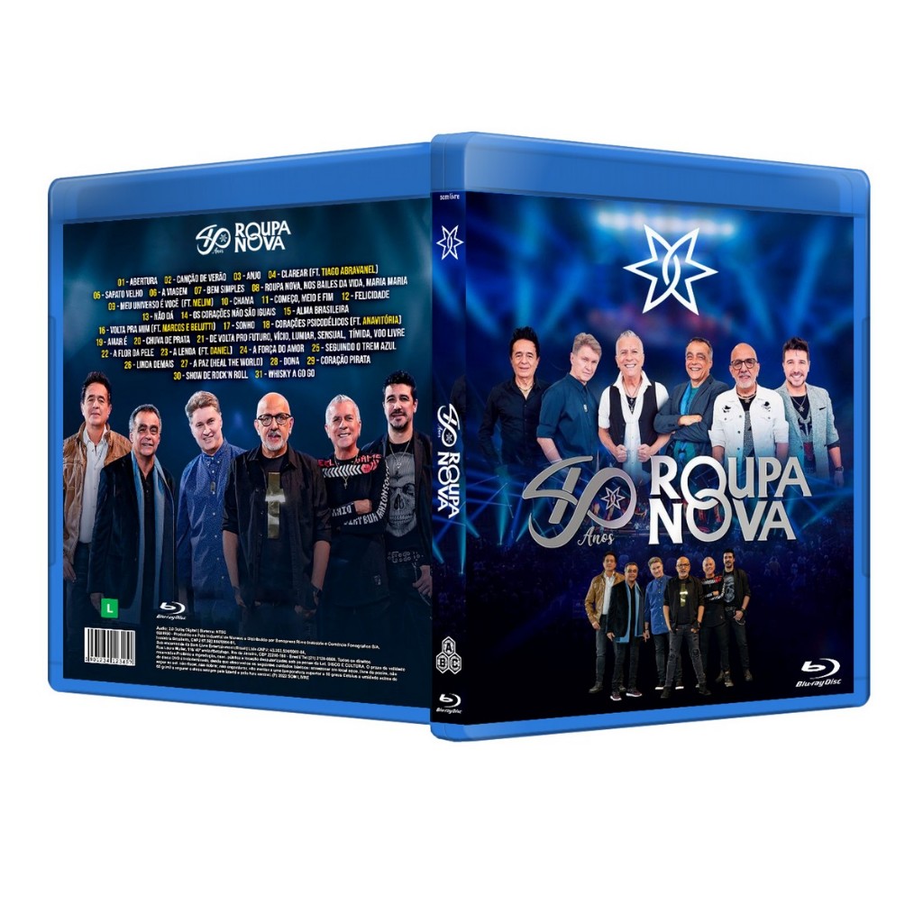 Blu-ray: Roupa Nova - 40 Anos [PERSONALIZADO] | Shopee Brasil
