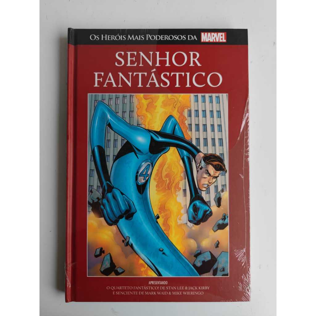 HQ Os Heróis Mais Poderosos da Marvel (Salvat capa Vermelha Nº 57) Senhor Fantástico (Lacrada ...