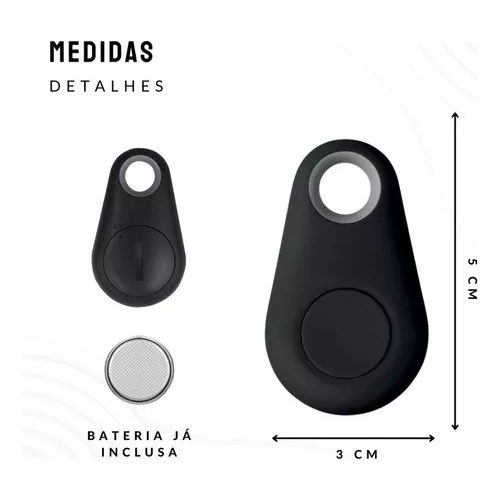 Chaveiro Rastreador Inteligente Bluetooth Localizador Compacto Anti ...