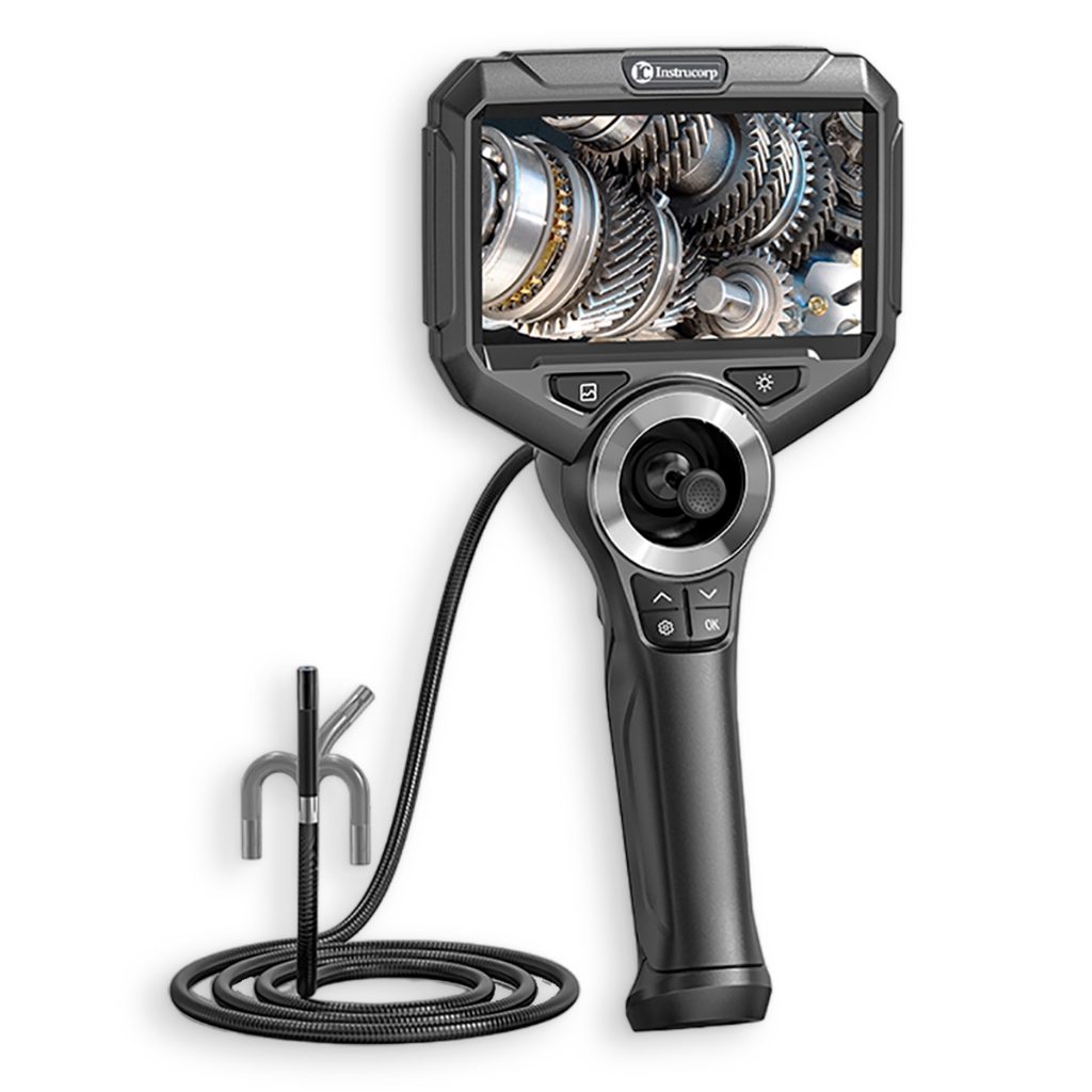 Boroscópio Industrial para Inspeção com Sonda HD 1080p Articulável 360º ...
