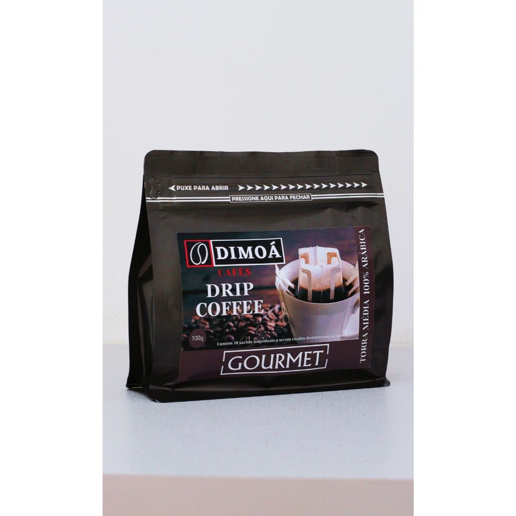 Kit 10 sachê - Drip cofee de café GOURMET - 100g | Shopee Brasil