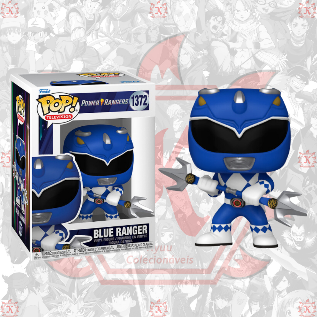 FUNKO POP POWER RANGERS 30TH - BLUE RANGER 1372 | Shopee Brasil