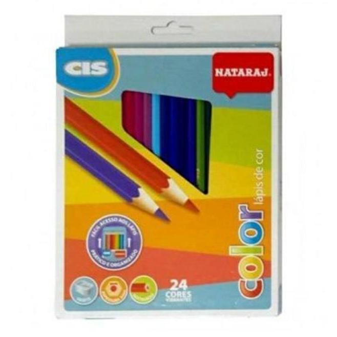 Lápis de Cor CIS 24 Cores | Shopee Brasil
