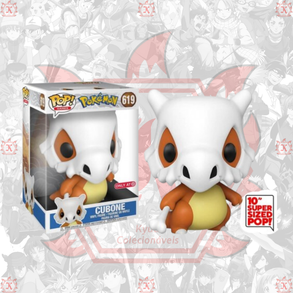FUNKO POP POKEMON - CUBONE SUPER SIZED (SPECIAL EDITION) 619 | Shopee Brasil