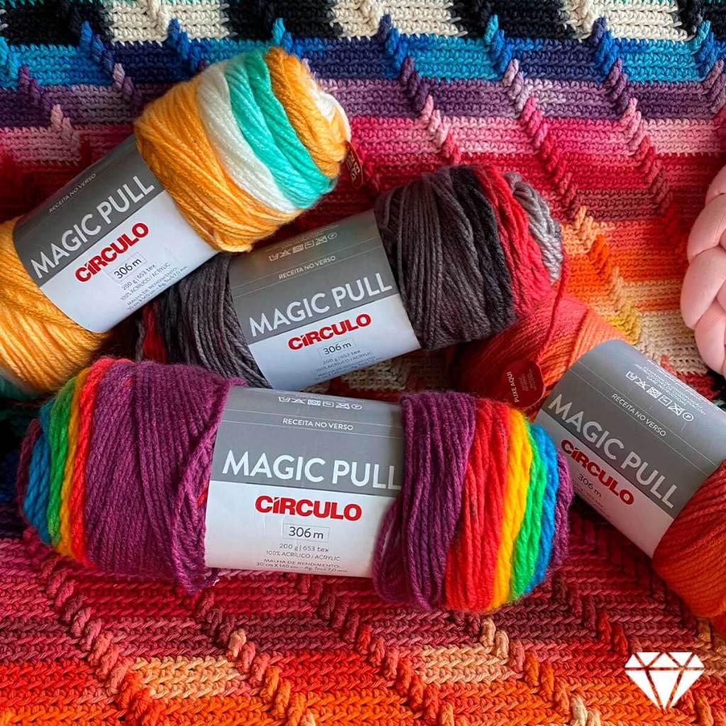 LA MAGIC PULL 200G CIRCULO DIVERSAS CORES | Shopee Brasil