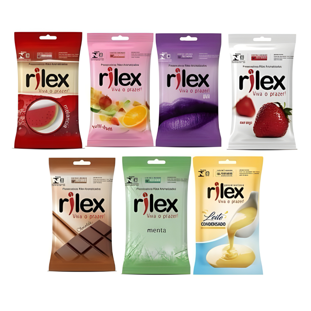 Preservativo Masculino Rilex Aromatizado - 3 Unidades | Shopee Brasil