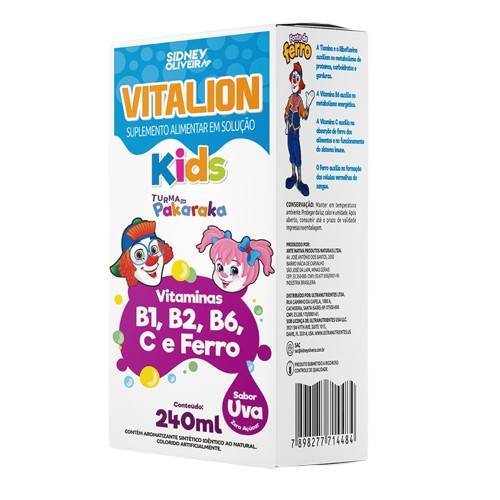 vitamina infantil vitalion kids 240ml | Shopee Brasil