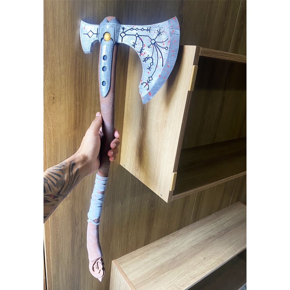 Machado Cosplay Leviathan Kratos God-of-war Decoração - Melhora o Preço