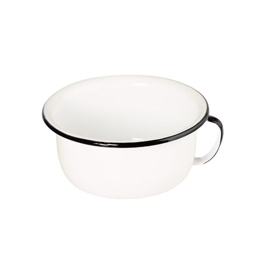 Urinol Pinico Esmaltado Antigo Adulto Branco Ágata 2,5l Ewel | Shopee ...