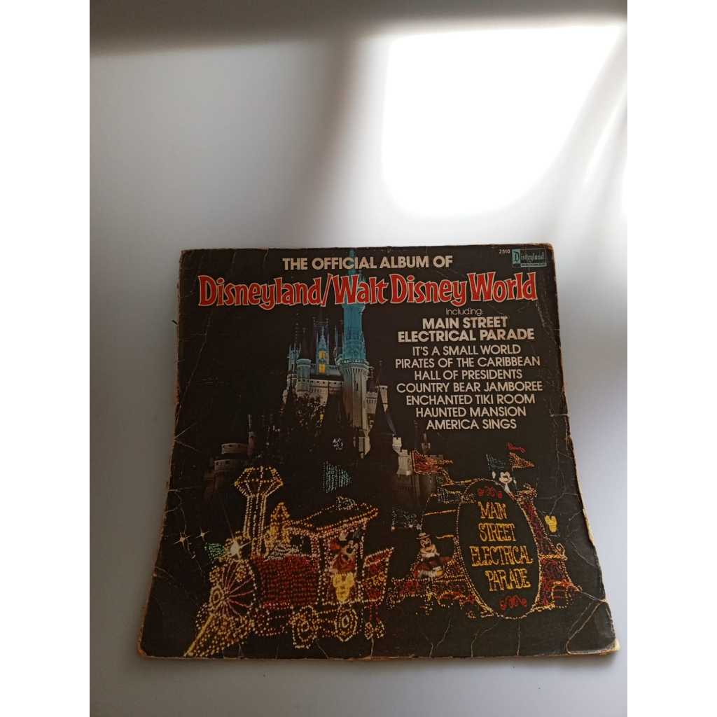 LP The Official Album of Disneyland/Walt Disney World(1980) | Shopee Brasil