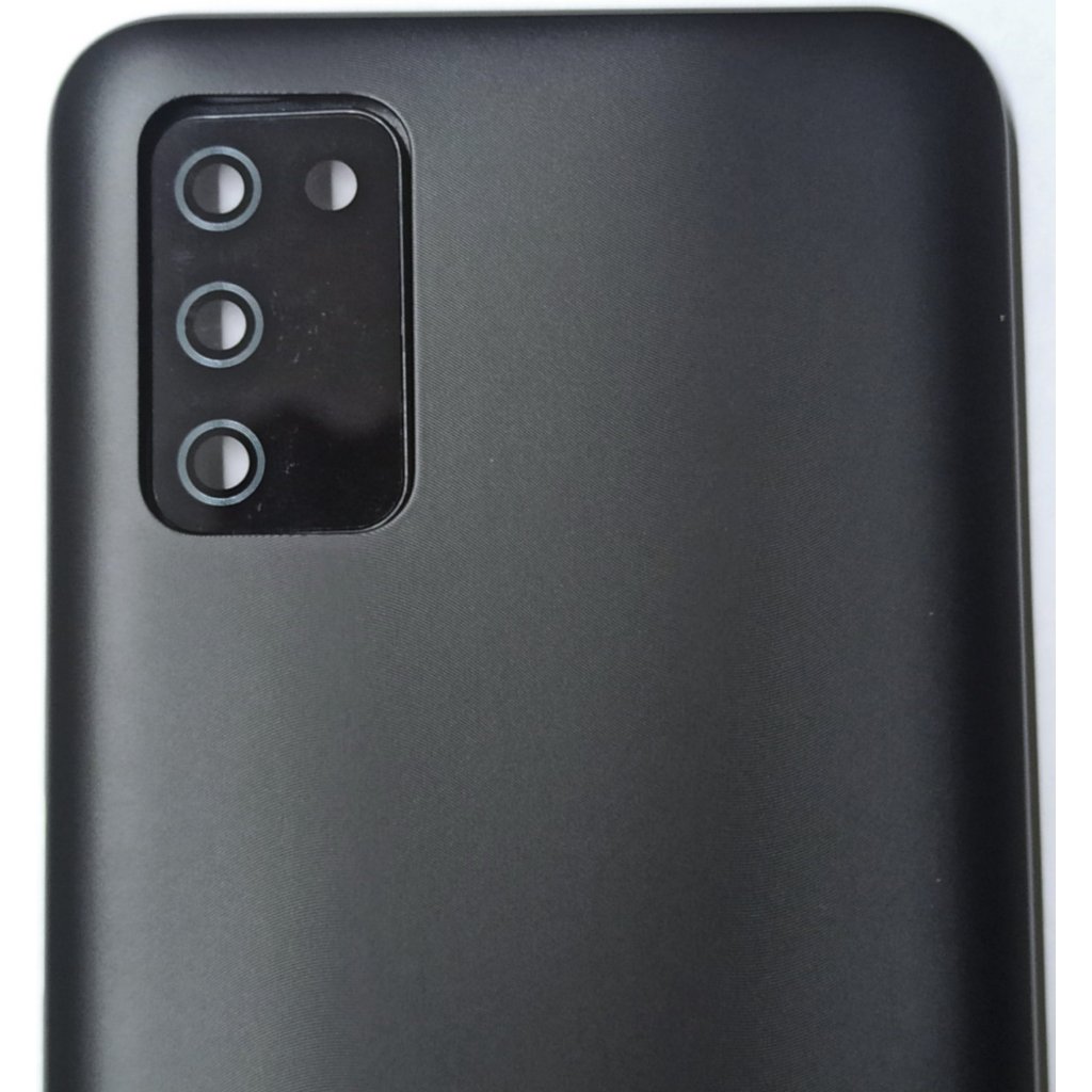 Tampa Traseira com Suporte da Lente da Camera Compativel A03s a307 PRETA | Shopee Brasil