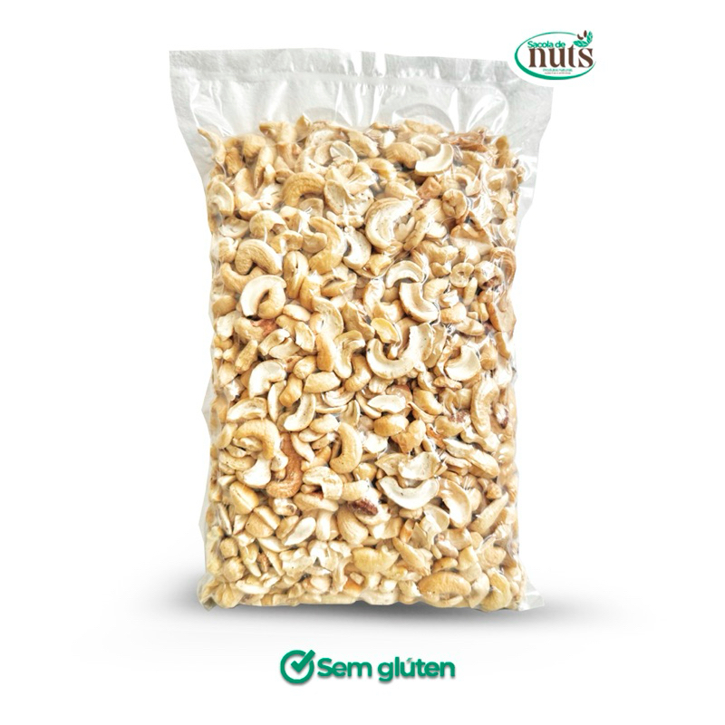 Castanha de Caju W1 Em Bandas Cruas 1000g/1kg Banda/Crua W1 Queijo Vegano e Leite Vegetal Sem ...