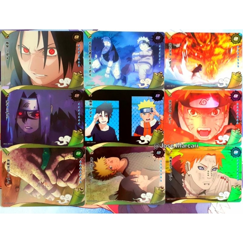Naruto Shippuden Kayou SR cards New Age Ninja Cartinhas brilhante Original CCG TCG importado ...