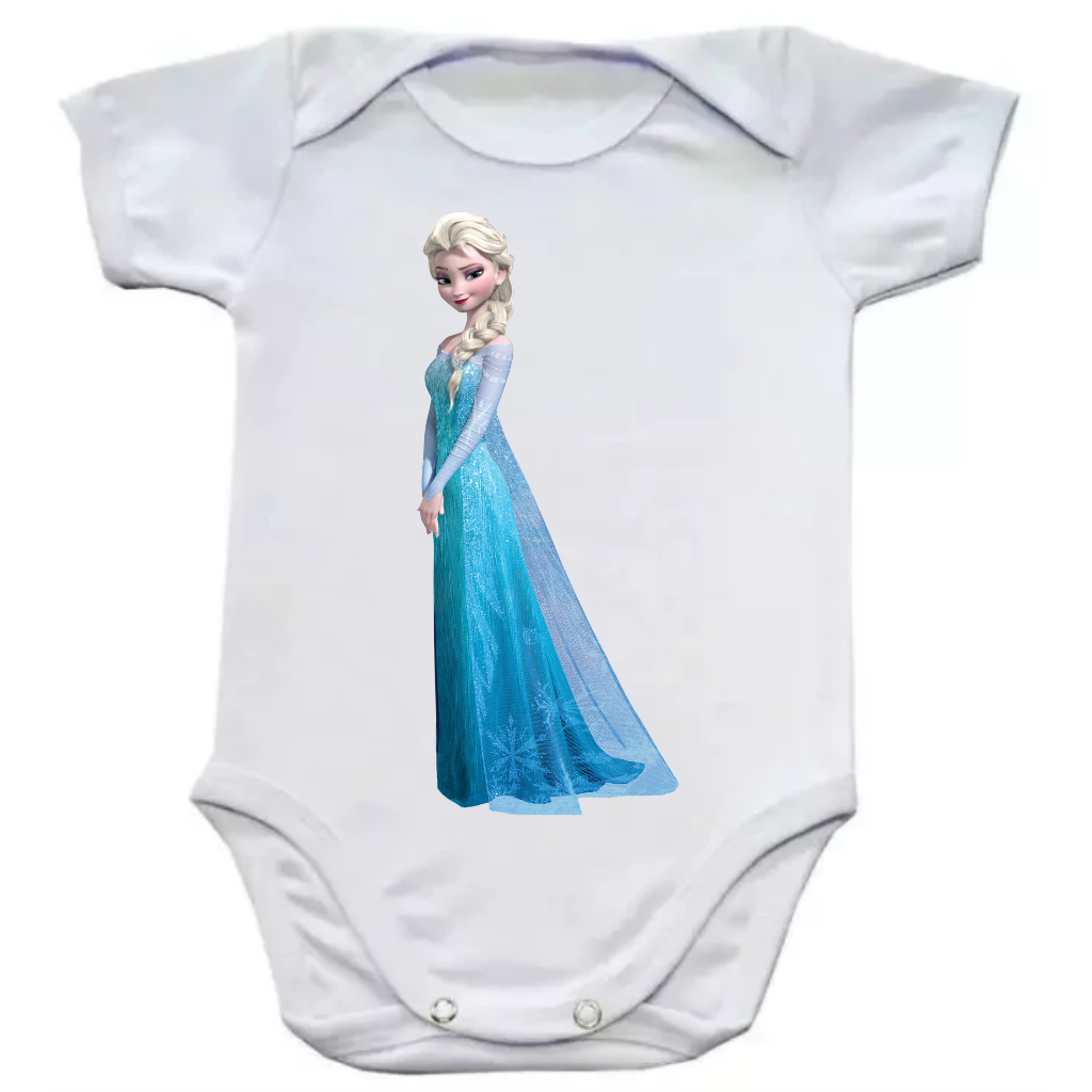 Body Infantil Bebê Unissex - Frozen - Lindas Estampas | Shopee Brasil