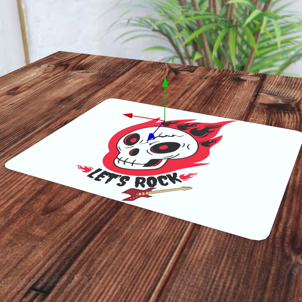 Mouse Pad Personalizado Rock and Roll Caveira / Lets Rock/ Roqueiro ...