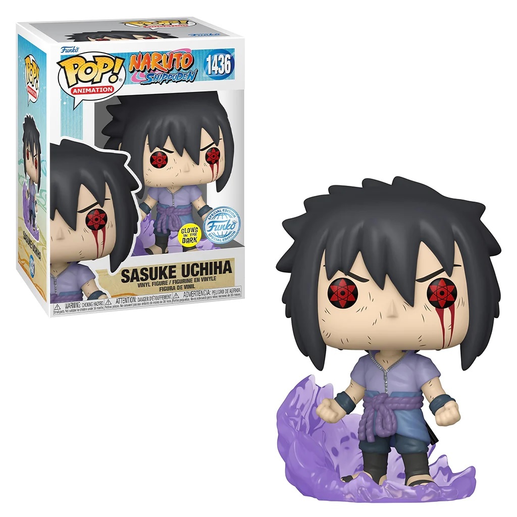Funko Pop Naruto Shippuden Sasuke Uchiha 1436 | Shopee Brasil
