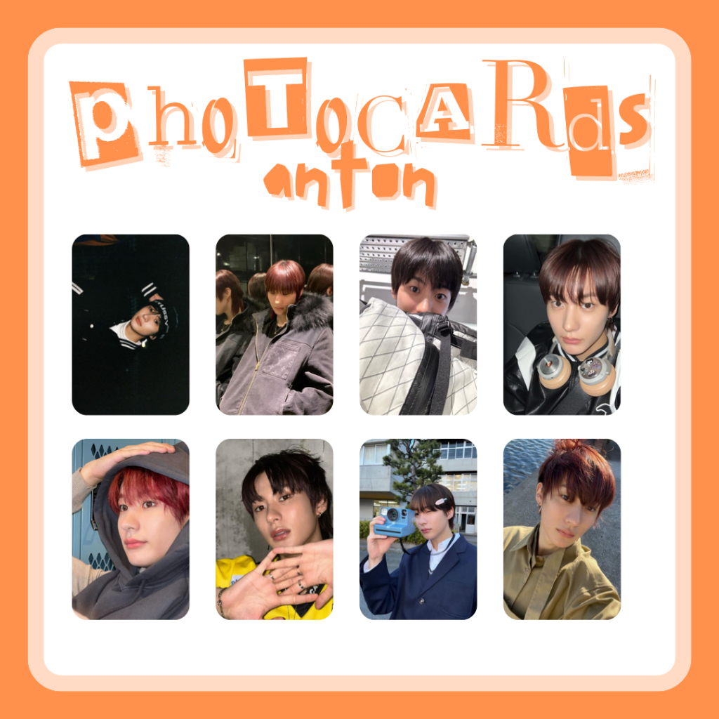 Anton Riize Photocards Fanmade | Shopee Brasil