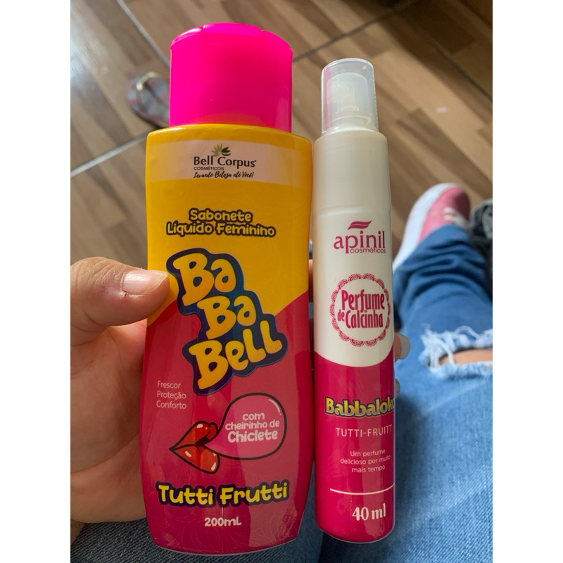 sabonete íntimo Babalu + Perfume de calcinha Babalu kit higiene ...