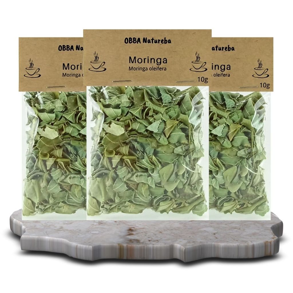 Chá de Folhas Moringa | Original Moringa oleifera - kit 3 pacotes ...