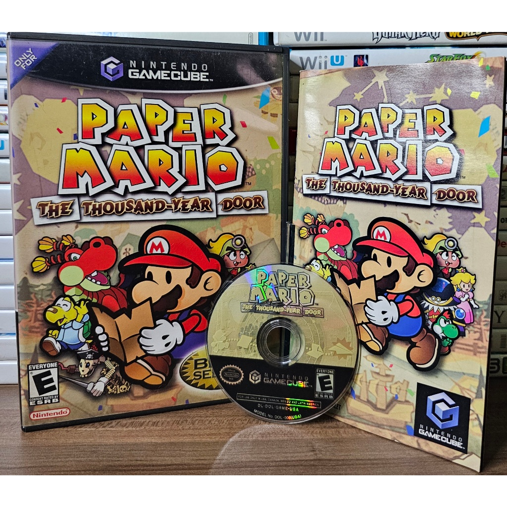 Jogo Paper Mario The Thousand-Year Door Nintendo Game Cube Original ...