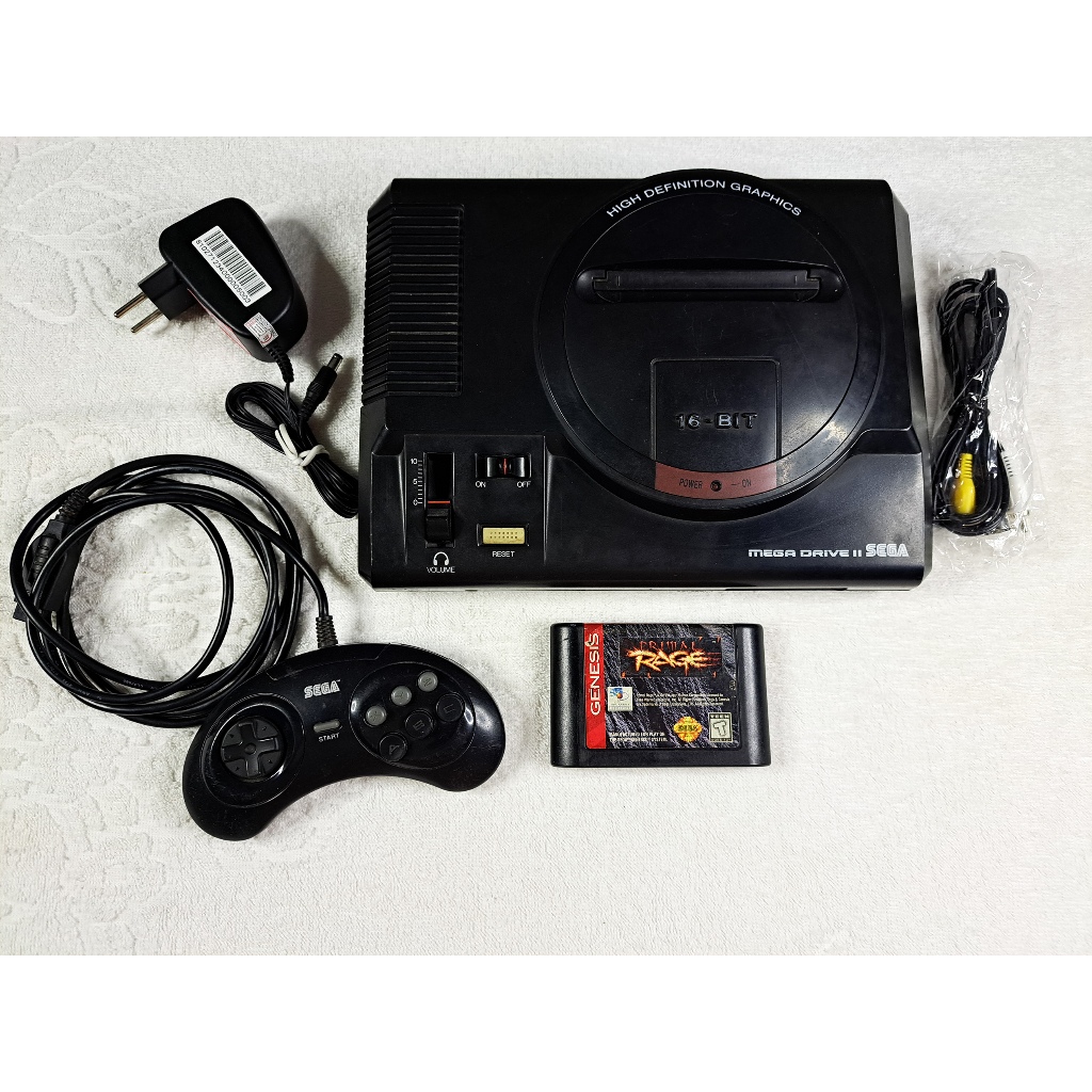 Console Mega Drive 2 Tectoy Funcionando 100% com Primal Rage original Sega | Shopee Brasil