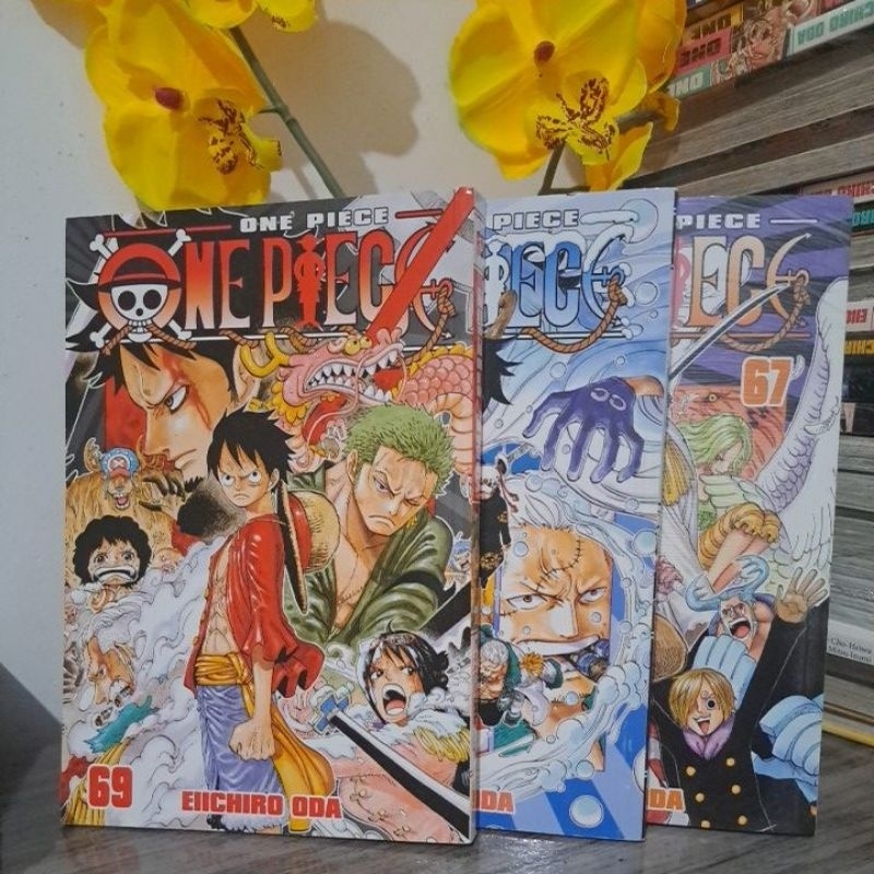One Piece - vol. 67, 68 e 69. ( 67 lacrado) | Shopee Brasil