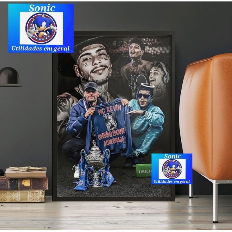 Quadro mdf Mc Kevin,Placa mdf Mc Kevin ,Placa decorativa Mc Kevin,Placas decorativas Mc Kevin ...