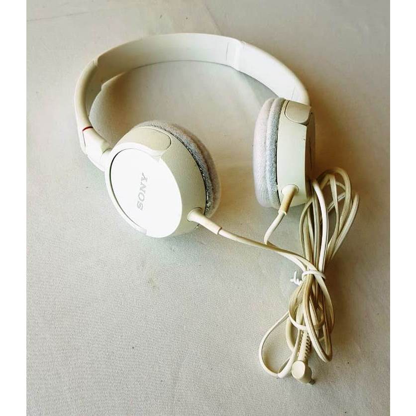 Headphone Sony - Branco - Modelo Mdr-Zx100 - Usado - Funcionando ...