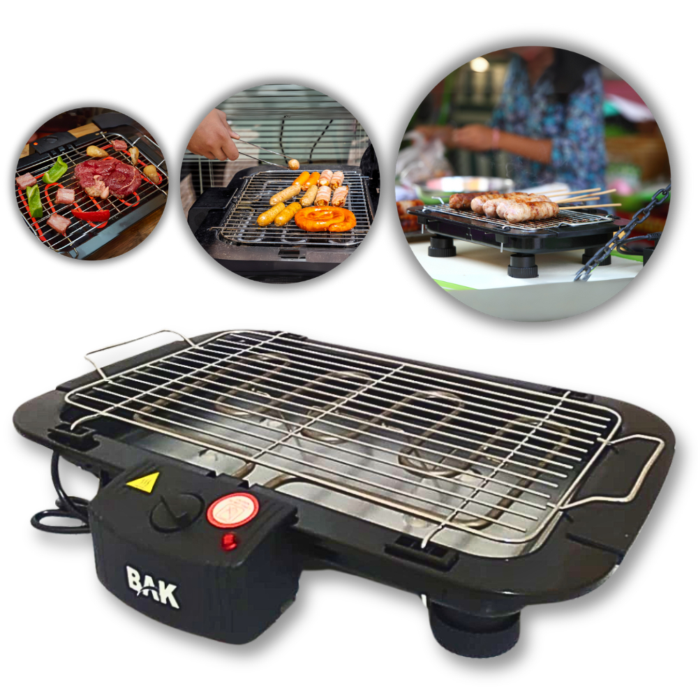 Churrasqueira Elétrica 1500W Grelhador De Mesa Grill Portátil 110v 220v ...
