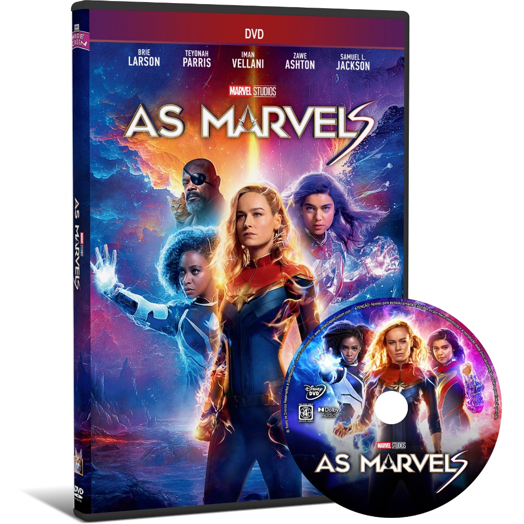 DVD As Marvels (2023) | Shopee Brasil