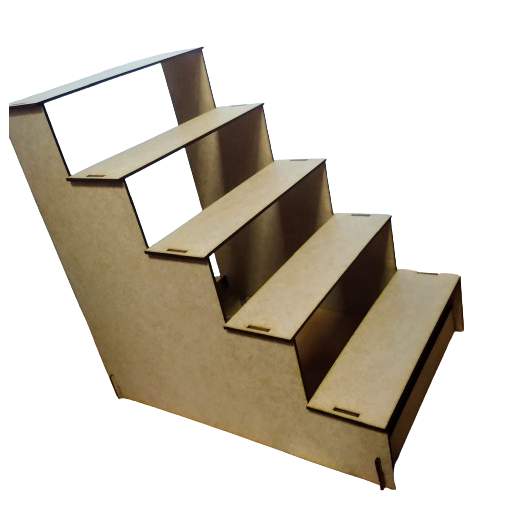 ESCADA PARA DECORAÇÃO DE FESTAS, DOCES, EXPOSITOR EM MDF 35X35X23 5 ...